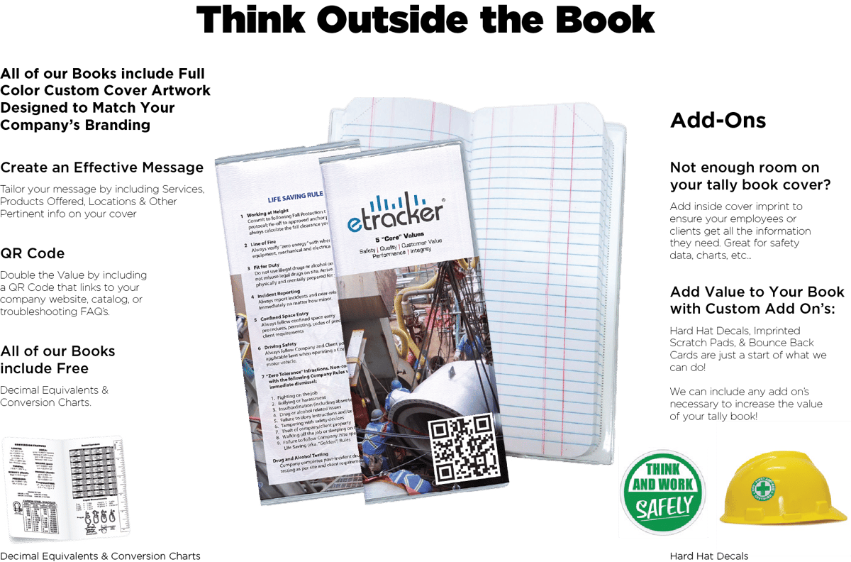 Standard Tally Book | JW Toups